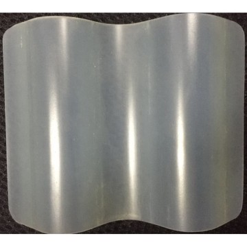 Quality Upvc Transparent Roofing Sheets Round Wave Smooth Surface for sale