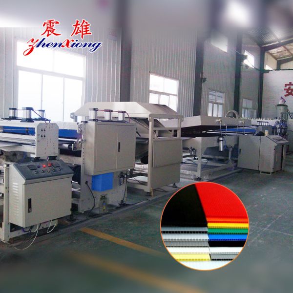 Quality Automated Plastic Board Extrusion Machine PP PE Hollow Board Efficient Stable for sale