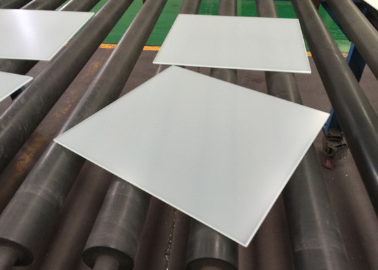 Quality Building Materials Decorative Tempered Glass , Silk Printed Custom Cut Tempered for sale