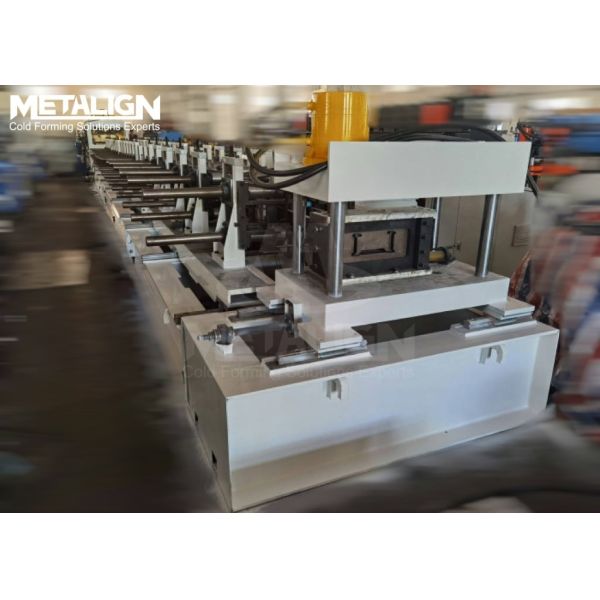 Quality Adjustable Width Ladder Tray Roll Forming Machine With Servo Feeding for sale