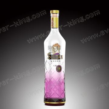 Cap Sealing Metal Label 700mL Glass Spirit Bottles