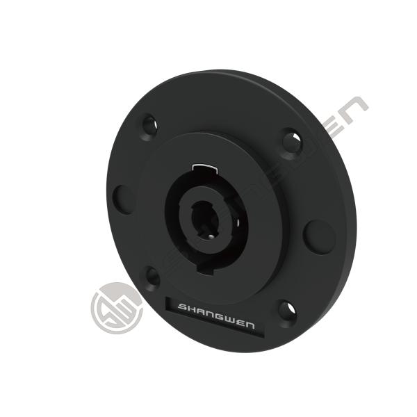 Quality 4P Circular Connector Metal Male Socket with Square Terminal and Audio Video for sale