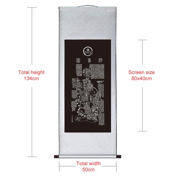 Quality 50*134cm Chinese Medicine Meridian Chart Xiuzhen Map for sale