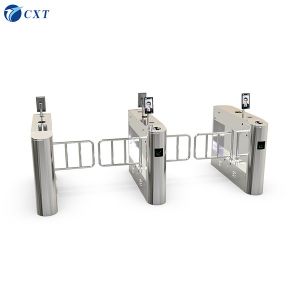 Quality Anti Tailgating Swing Barrier Gate Laser RFID With DFC Technology bw150 for sale