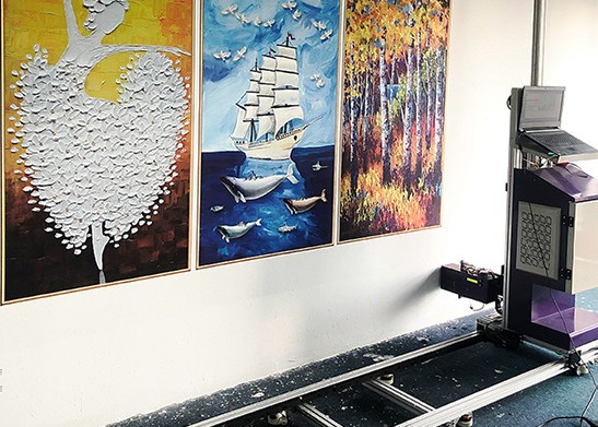 Quality Vertical  Epson Dx-10 2nozzle Automatic Wall Inkjet Printer for sale