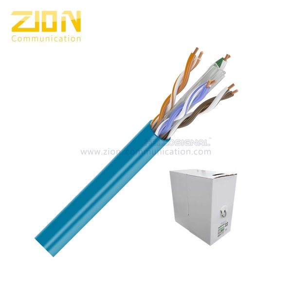 Quality UTP CAT6 Network Cable , Gigabit Ethernet Cable With Solid Bare Copper Conductor for sale