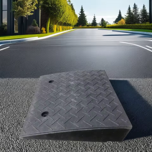 Quality Factory Price Rubber Driveway Curb Ramp / Rolled Edge Ramp / Rubber Kerb Ramp for sale