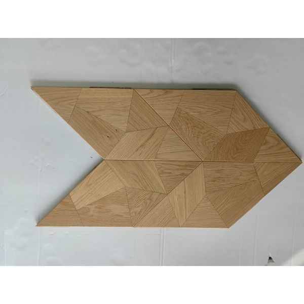 Quality Diamond Shaped Oak Engineered Wood Flooring, Unique Design, ABC Grade for sale