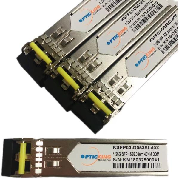 Quality 1535.04nm Optical DWDM Transceiver Compatible 1.25G SFP Module for sale