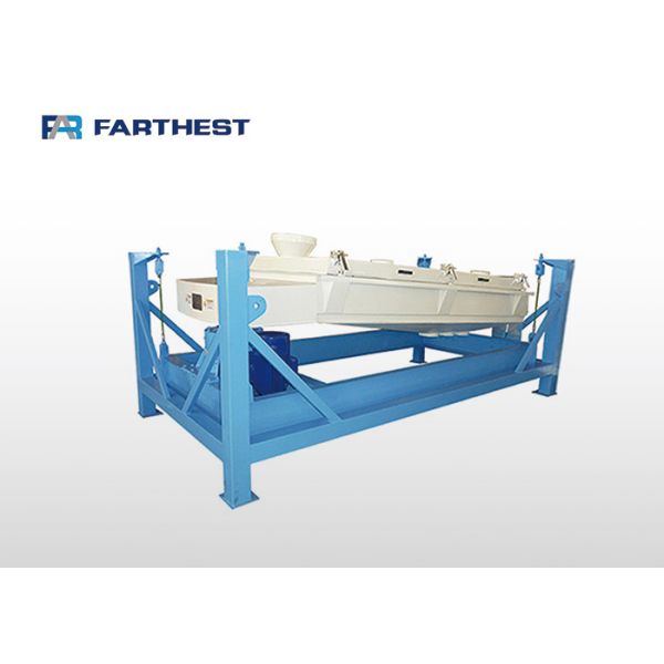 Quality 380V Electric Poultry Feed Mill Machine Rotary Screener 1 Year Warranty for sale