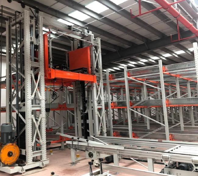 Four-Way Shuttle Pallet ASRS Room Temperature Warehouse Automatic Storage and Retrieval System Radio Shuttle Racking