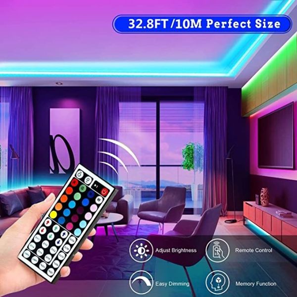 Quality WiFi Flexible LED Strip Light Remote Control Intelligent Light Band IP67 for sale