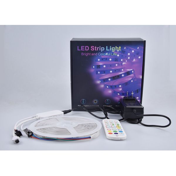 Quality SMD5050 24 Key 28w Color Changing RGB LED Strip Light for sale