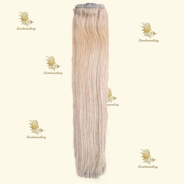 Quality 120g/PC Muti-Color Clip on Hair Extensions Human Hair Clip Ins with Muti-Color Options for sale