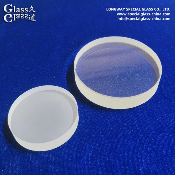 Quality Fused Silica Quartz Discs Quartz Glass Disc Glass Wafer For Laser And Medical Instrument for sale