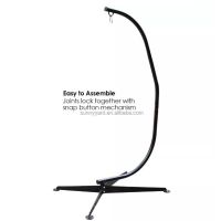 Quality General Outdoor Furniture Portable Steel Garden Hammock Swing Stand for Patio for sale