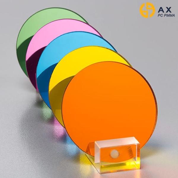 Quality A4 1mm Rose Gold 1.2g/Cm3 Plastic Acrylic Sheet for sale