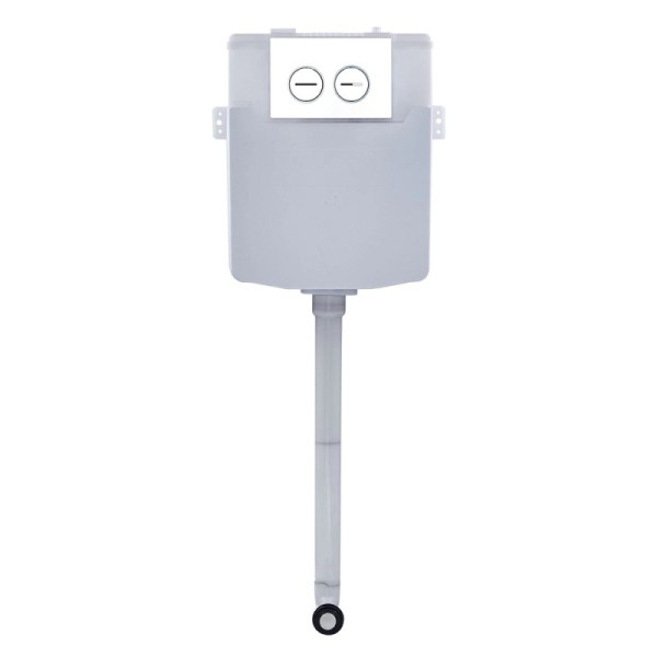 Quality Commercial Dual Flush Slimline Concealed Toilet Cistern 3L-9L Adjustable for sale