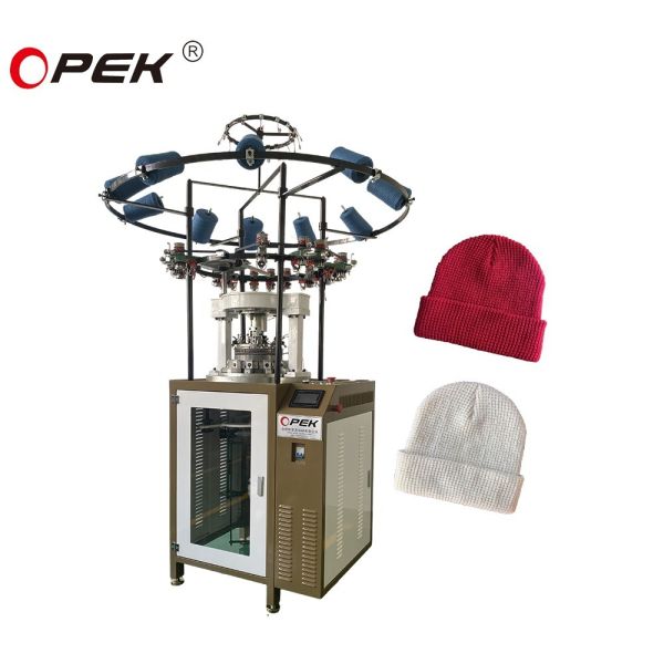 Quality Opek 366A Knitting Machine for Fish Scale Pattern Scarf/Winter Hat/Beanie for sale