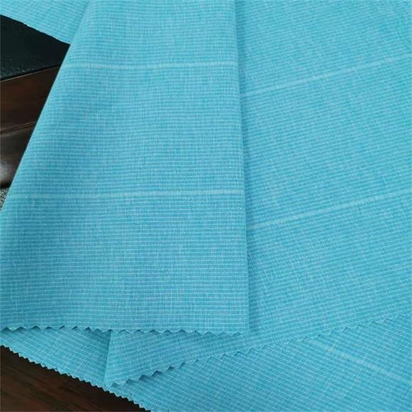 Quality Stripe Cationic Knit Polyester Spandex Fabric 170gsm Poly Woven for sale