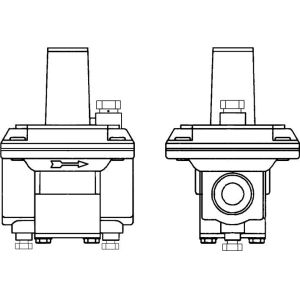 Quality Stationary 180hp IMP53 IMPCO Low Pressure Regulator for sale