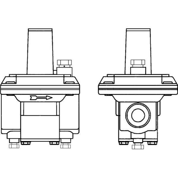 Quality Stationary 180hp IMP53 IMPCO Low Pressure Regulator for sale