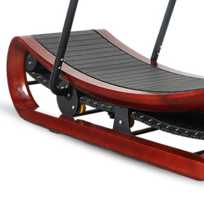 Quality Curved Non Powered Treadmills Non Electric Treadmills Tracked Wooden Non Powered for sale