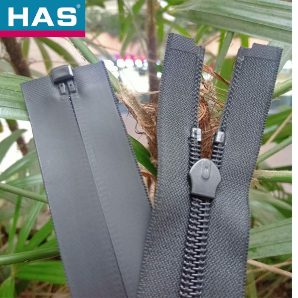 Quality 5# Leather PU Waterproof Membrane Nylon Zipper For Garment Jackets for sale
