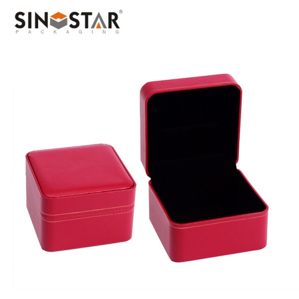 Quality Portable Single Watch Box with OEM Order Accept Inside Material Velvet/custom Features for sale