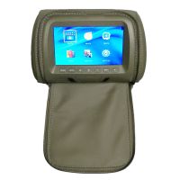 Quality USB Port Active Headrest DVD Player SD Slot Grey Color ABS Material Type for sale