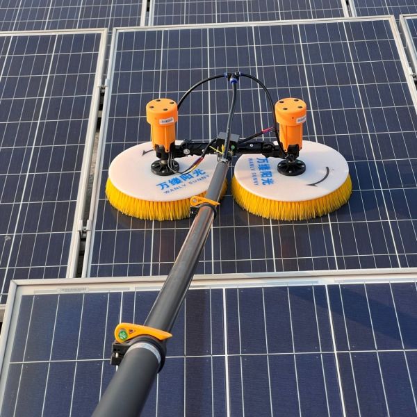 Quality Semi-automatic End Backpack Battery Supply for Solar Panel Cleaning 7.5 Meters for sale