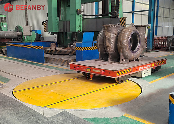 Quality Q235B Steel Train Station Move Locomotive Turntable for sale