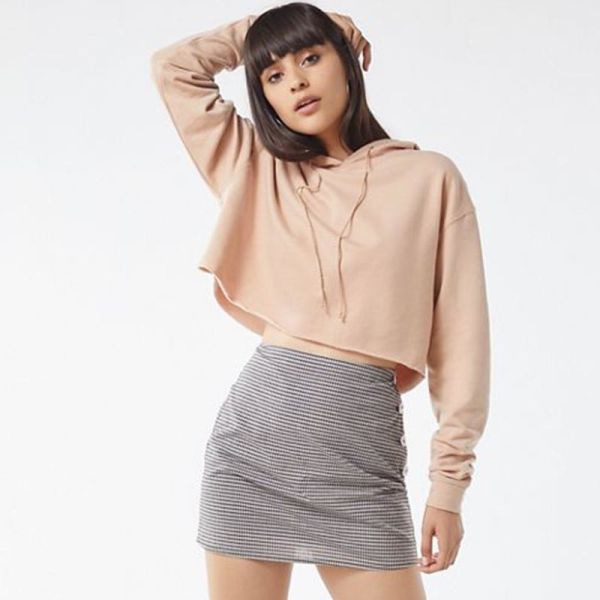 Quality Custom Cropped Hoodies Sweatshirts Embroidered for sale