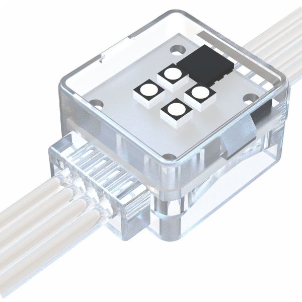 Quality High Definition DMX512 SPI LED Injection Grid Screen High Waterproof For Facade for sale