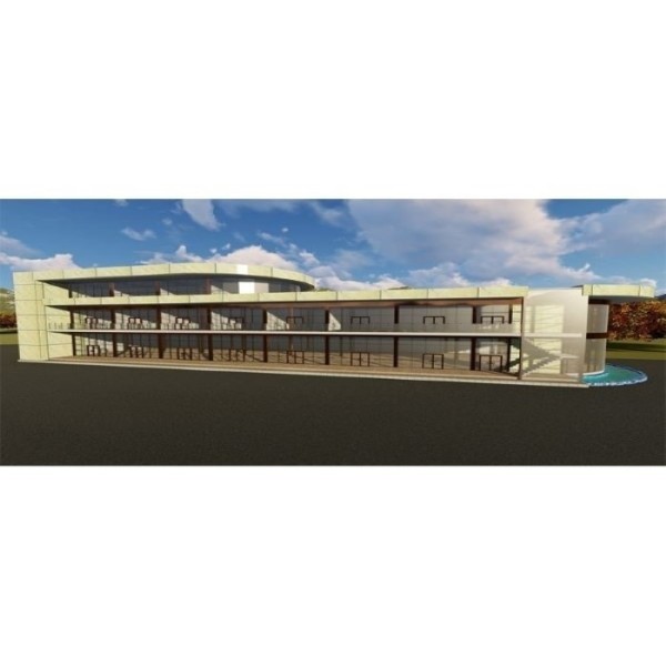 Quality Steel Prefabricated Shopping Mall Supermarket Decoiling Custom Steel Structure for sale