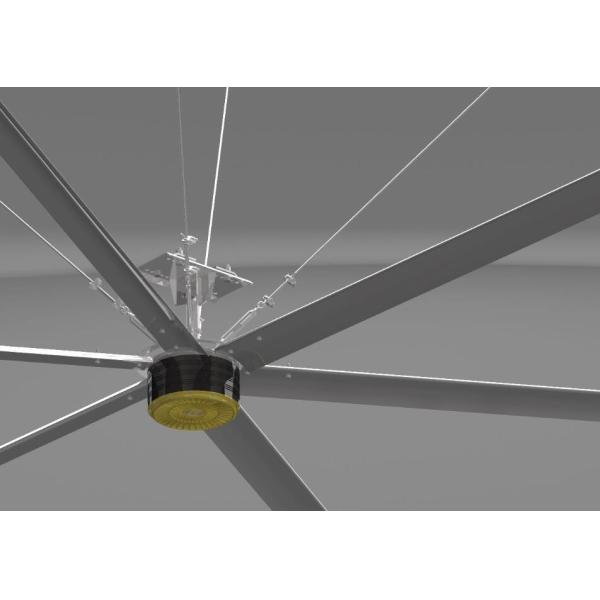 Quality Large Aluminum Blade High Volume Low Speed PMSM Fan for sale