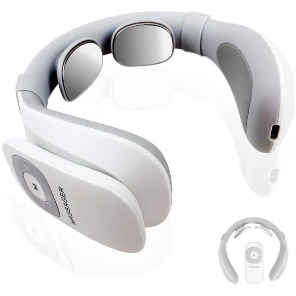 Quality EMS Electrode Pulse Wireless Neck Massager Of Neck Kneading 5V 1A for sale