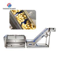 Quality Brush washing and hoisting production line Ginger Potato Carrot Taro Sweet for sale