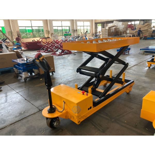 500 Lbs Mobile Lift Tables 4x8 Self Propelled Lift Table Jack Stand ...