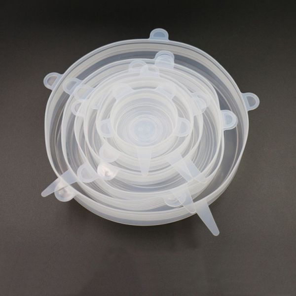 Quality Harmless Practical Silicone Food Covers , Multipurpose Stretchable Silicone Lids for sale
