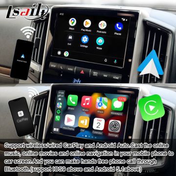 Quality 8+128GB Qualcomm Android Multimedia Video Interface for Land Cruiser 2013-2021 for sale