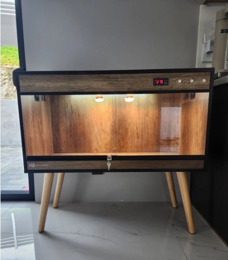 Quality Auto Temp Control Wooden Reptile Tank Waterproof Board Wood Reptile Cage for sale