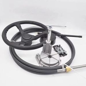 Quality 15Ft Waterborne Vehicles Outboard Steering System 3/4inch Tapered Shaft for sale
