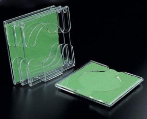 Quality Beautiful Shape Clear Acrylic Coasters For Round Cup for sale