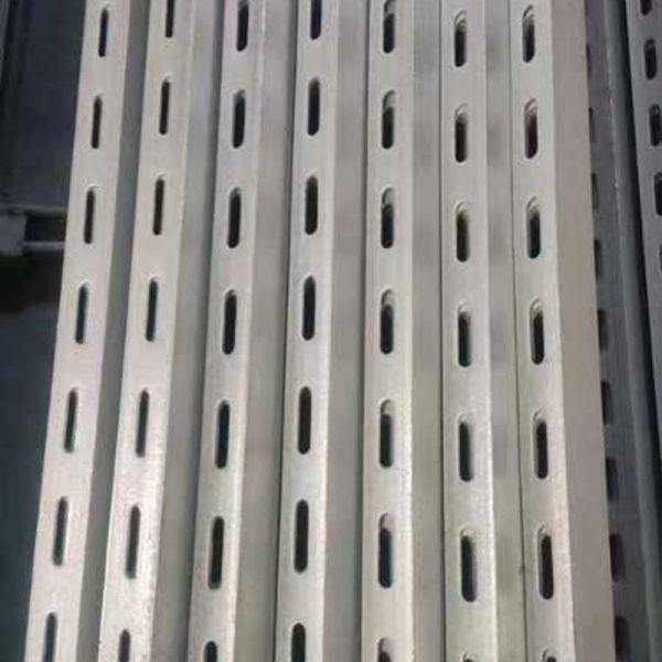 Quality 90 Degree Customized Galvanized Angle Steel Slotted Channel Long Length Slotted for sale