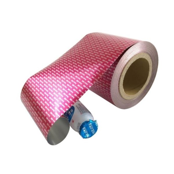Quality FDA Aluminum Foil Laminated Roll Film 0.2mm 0.3mm Thick Yogurt Ice Cream packing for sale