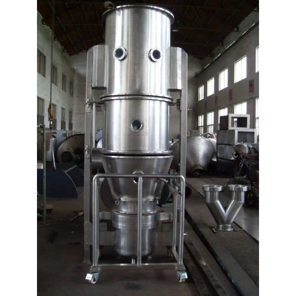 Quality Pharmacy Dust Collect Fluidized Granulating Machine With Releasing Hole for sale