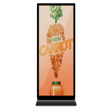Quality Edgeless 4K Floor Standing Digital Signage Kiosk For Advertisement for sale