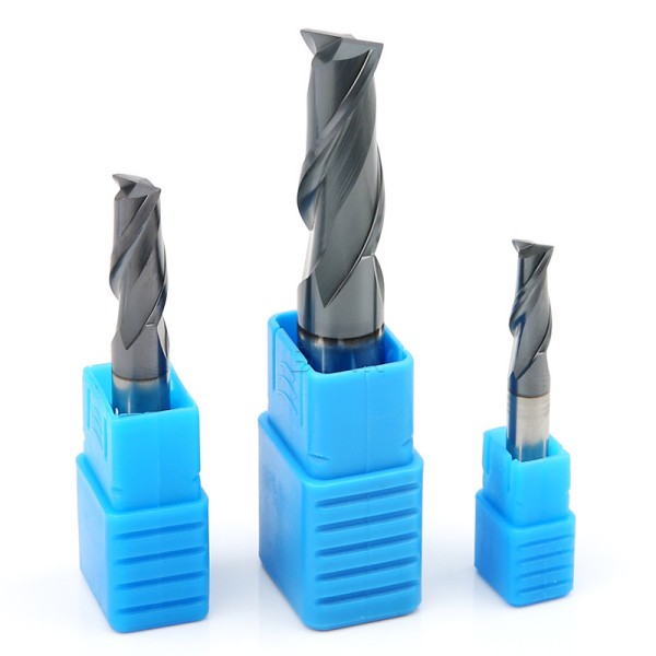 Quality High Strength Tungsten Carbide End Mill Square 2F Ultra Fine for sale