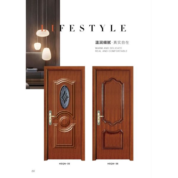 Quality Innovative Residential WPC Laminated Door Various Styles Waterproof for sale